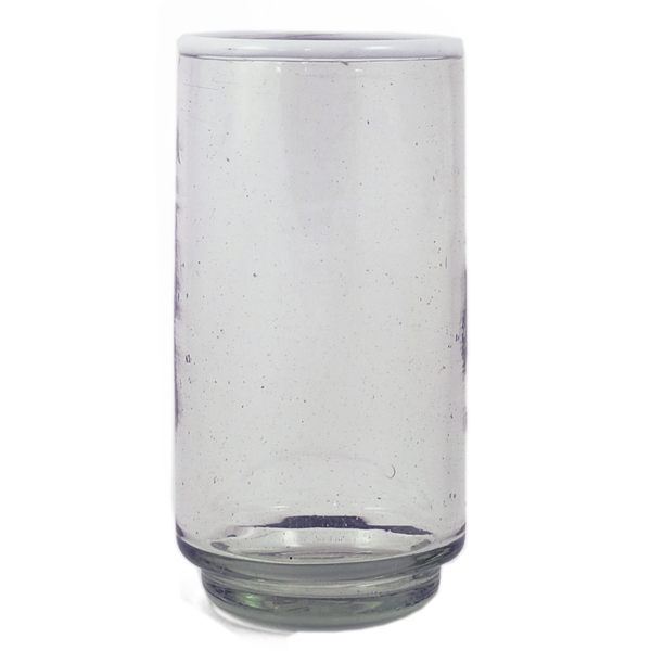 Home Products Large White Rim Stacking Glass